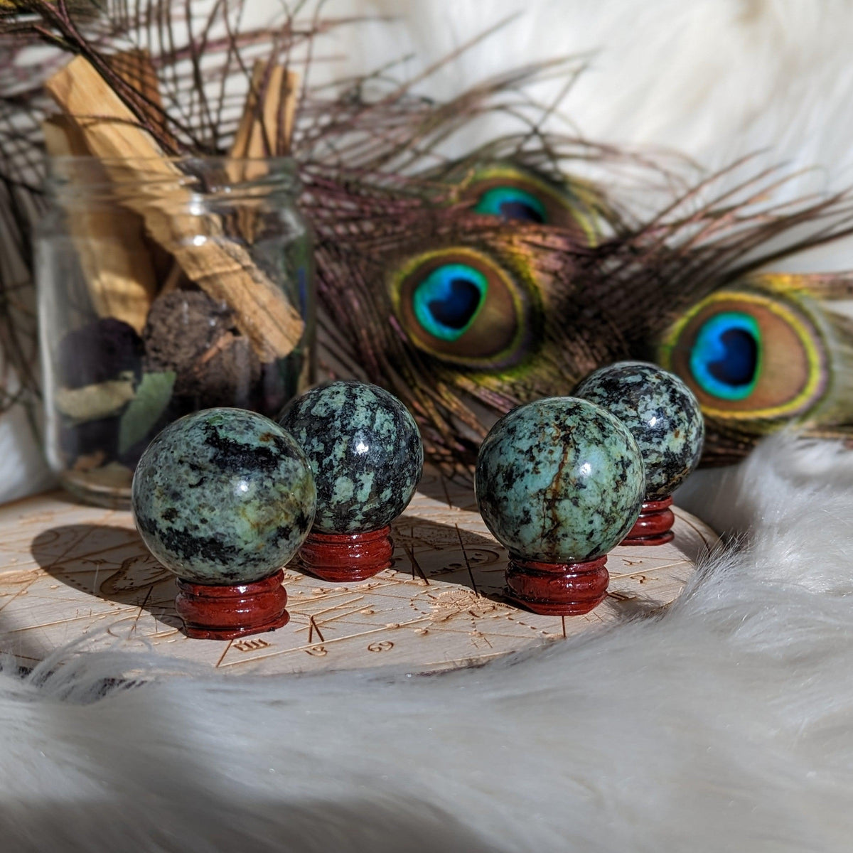 African Turquoise Sphere ~ Evolution & Transformation – Earth Family ...